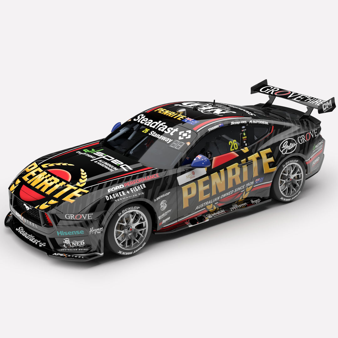 1:43 Penrite Racing #26 Ford Mustang GT - 2024 Melbourne SuperSprint ...
